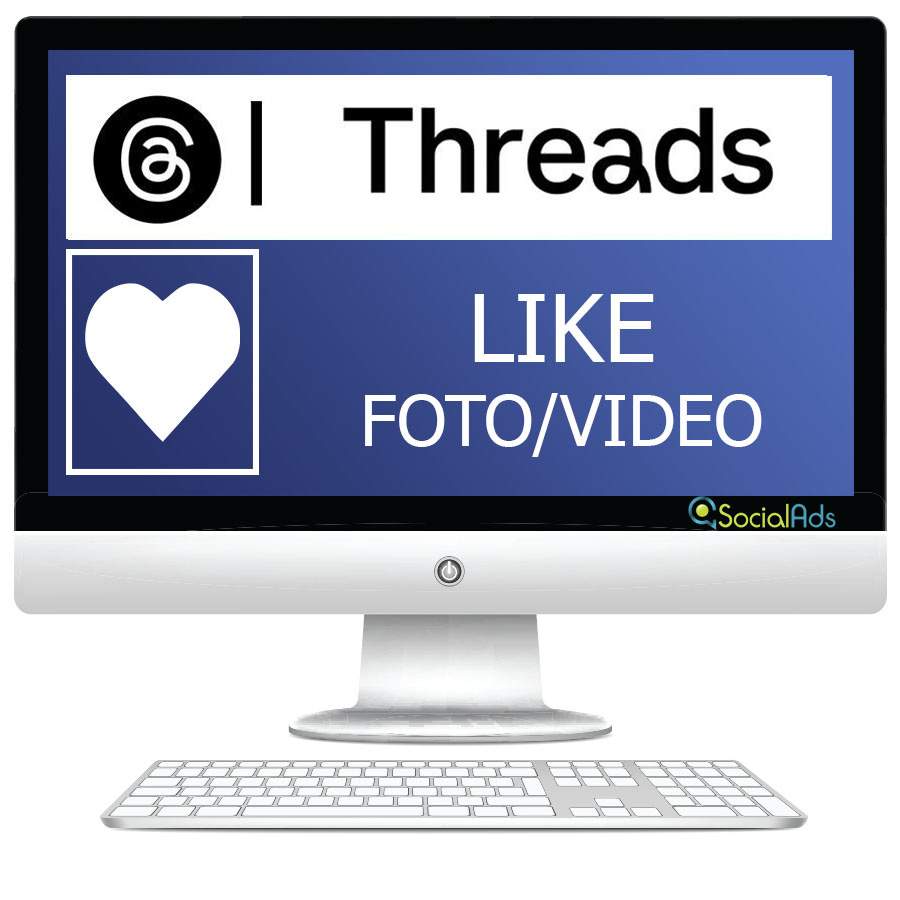Likes Threads - Socialads - Servizi social professionali